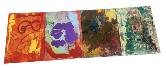 Rose Feller | ROSE FELLER (AKA ROZSA SZUCS) (born 1975); four abstract ...