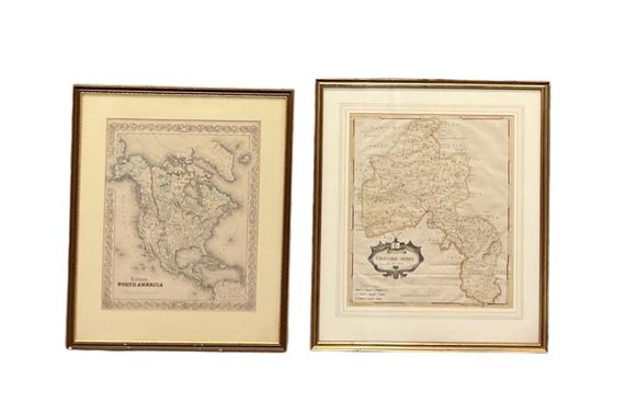 Robert Morden | ROBERT MORDEN; a map of Oxfordshire | MutualArt