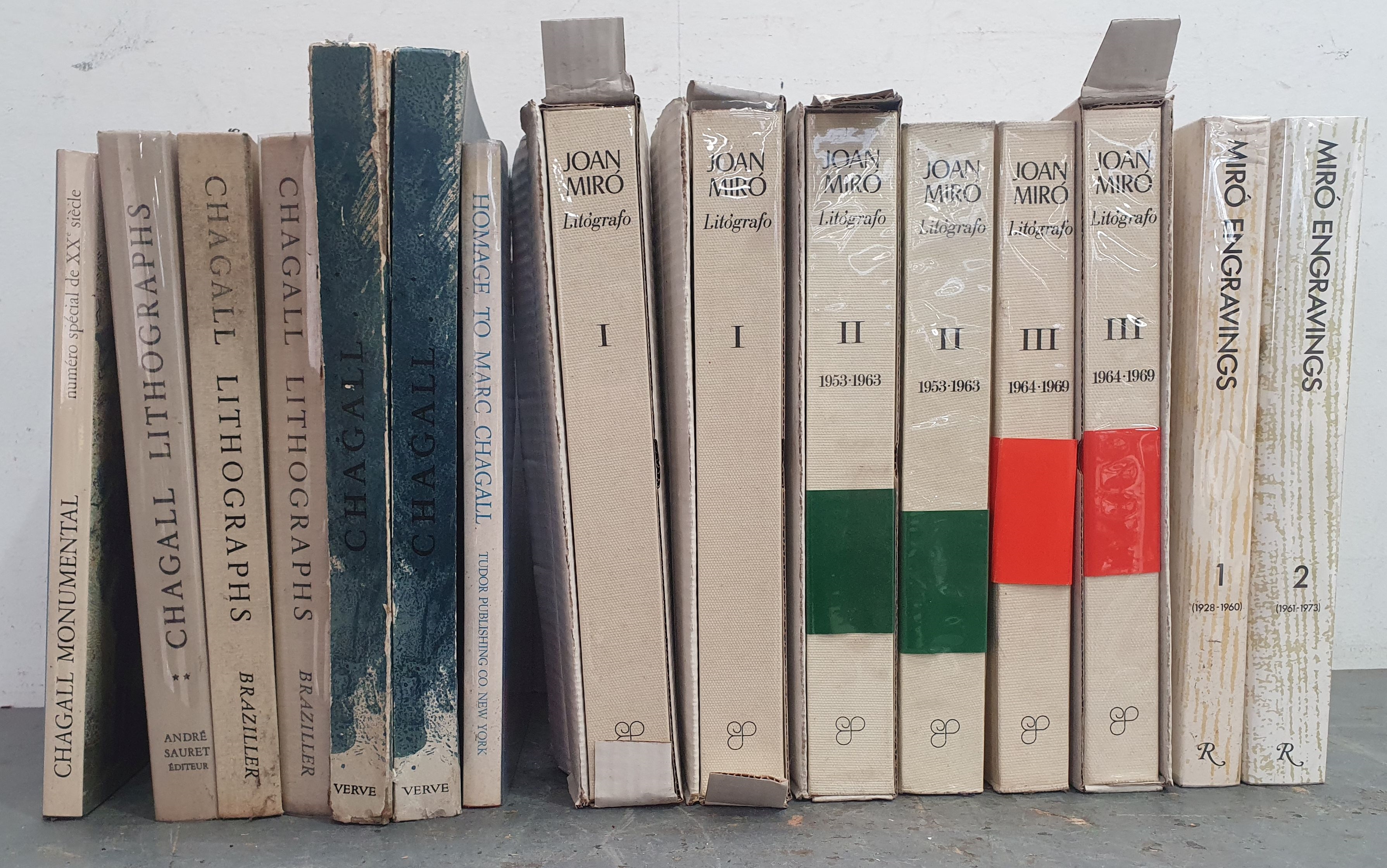 Joan Miró | THREE VOLUMES: JOAN MIRO LITHOGRAPHS (1975 - 1977) | MutualArt