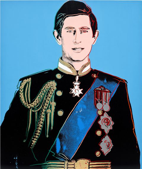 Andy Warhol | Portrait of Prince Charles (1982) | MutualArt