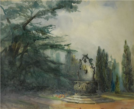 William George Robb | A Venetian garden | MutualArt