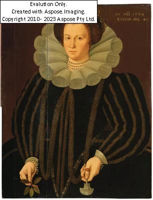 British School, 16th Century | A young lady called Lady Hunsdon, in ...