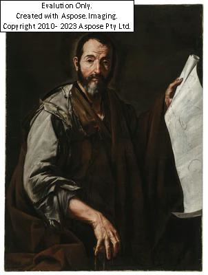 Jusepe de Ribera | A PHILOSOPHER LOOKING INTO A MIRROR | MutualArt