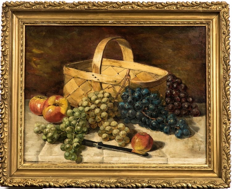 Julius Yulievich Klever | Stillleben mit Korb | MutualArt