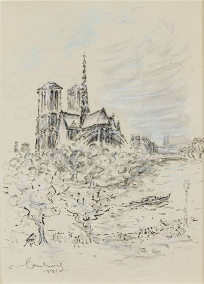 André Hambourg | Notre- Dame de Paris, 1991 (1991) | MutualArt