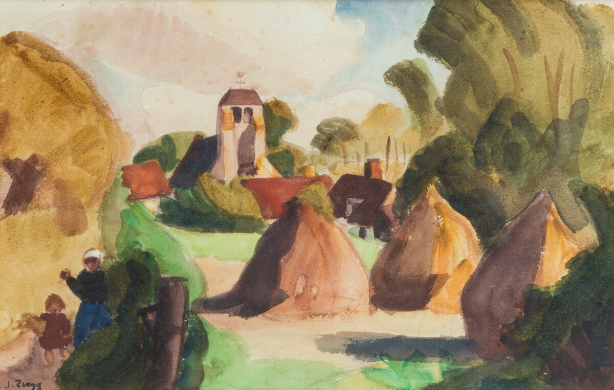 Jules Émile Zingg | Les meules | MutualArt