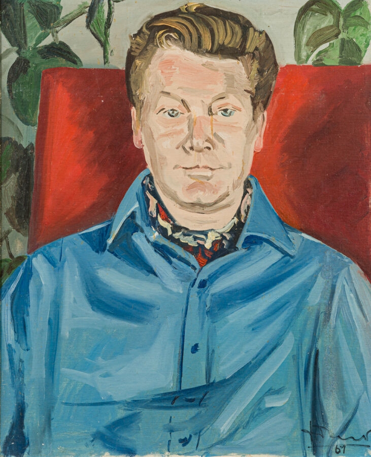 Taly Brice | Portrait de Maurice Druon, 1961 (1961) | MutualArt
