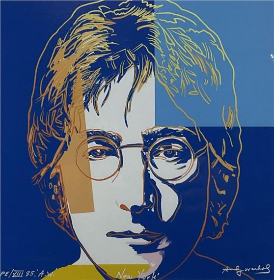 Andy Warhol | Andy Warhol John Lennon Portfolio Print | MutualArt