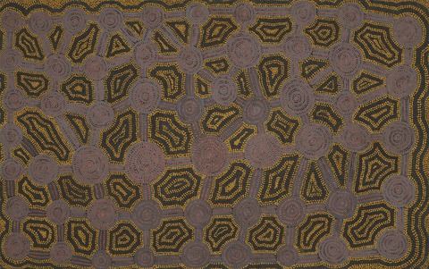 George Ward Tjungurrayi | Cercle Tingari / Tingari Cycle, circa 1985 ...