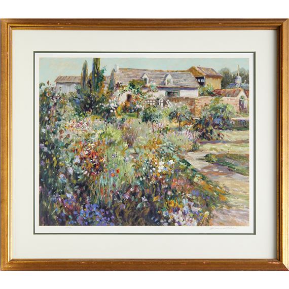 Henri Plisson | English cottage and garden | MutualArt