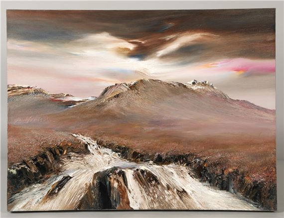Peter Goodfellow | Mountainous Landscape with River | MutualArt