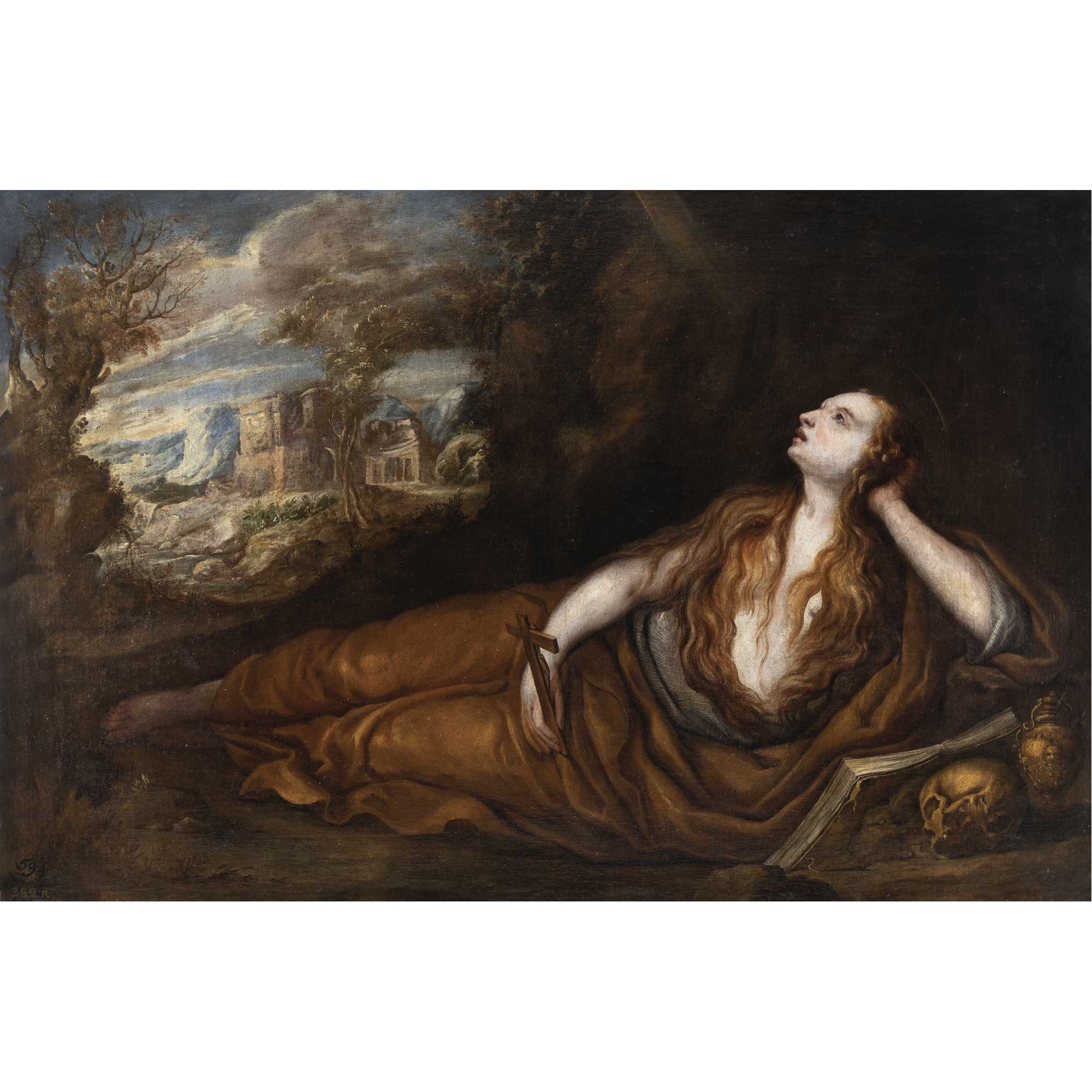 Francisco Collantes | María Magdalena en un paisaje | MutualArt