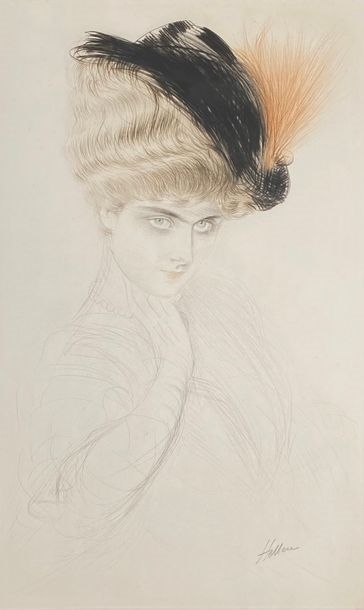Paul César Helleu | Portrait de femme | MutualArt