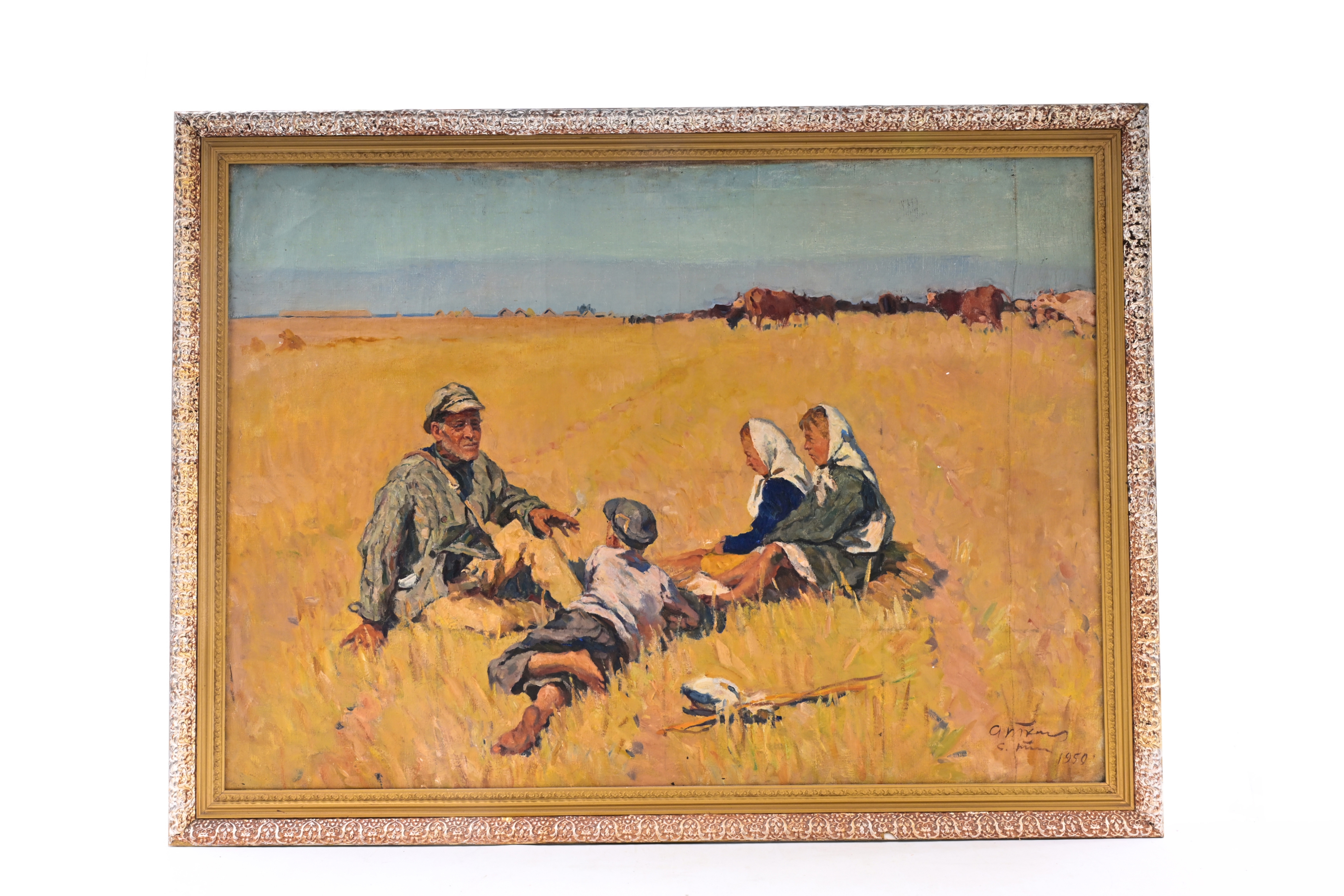 Aleksei Tkachev | Shepherd family at rest with their flock in the ...