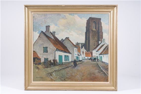Herman Verbaere | View of Lissewege | MutualArt