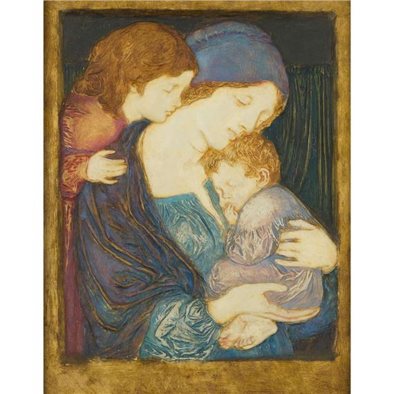 Robert Anning Bell | MOTHER AND CHILDREN, 1906 | MutualArt