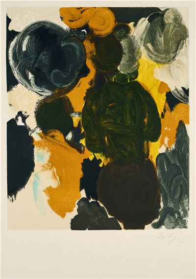 Ernst Wilhelm Nay | Farblitho 1959 (NOR) nach Vorlage eines Ölbildes ...