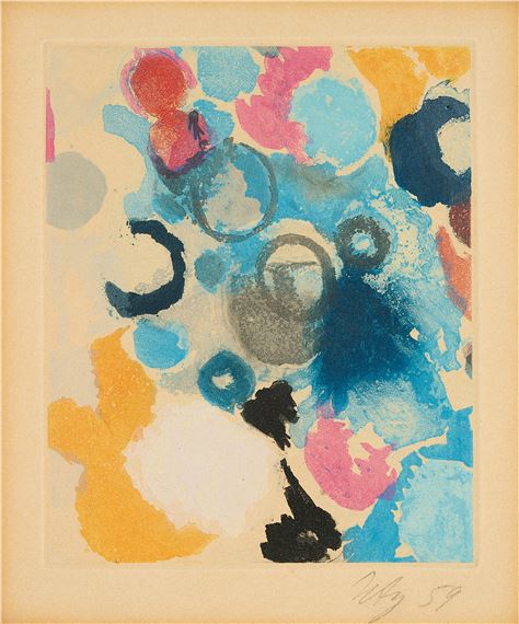 Ernst Wilhelm Nay | Farbaquatinta 1960 (NOR (1959) | MutualArt