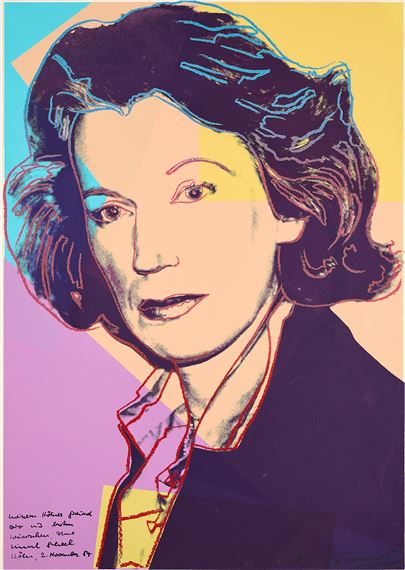 Andy Warhol | Mildred Scheel (1980) | MutualArt