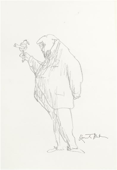 Quentin Blake | Men with Birds No. 8 (2019) | MutualArt