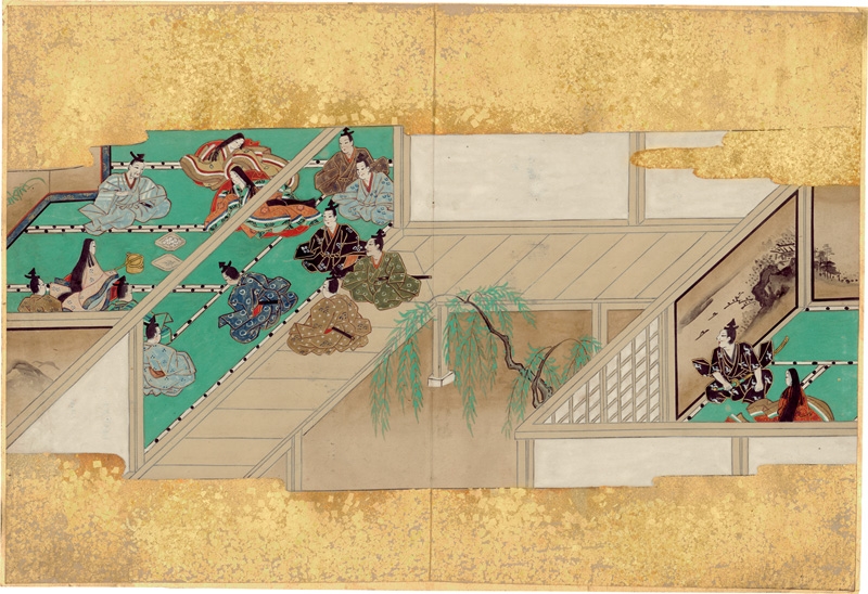 Tosa School, 17th Century | Darstellung zweier Interieurs (1650 ...