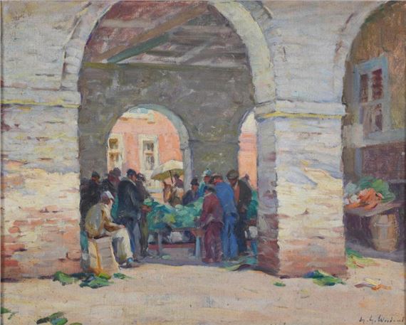 Mabel May Woodward | MARKET SCENE | MutualArt