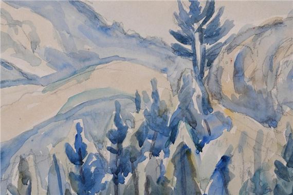 Edgar Hewitt Nye | HILLSIDE LANDSCAPE | MutualArt
