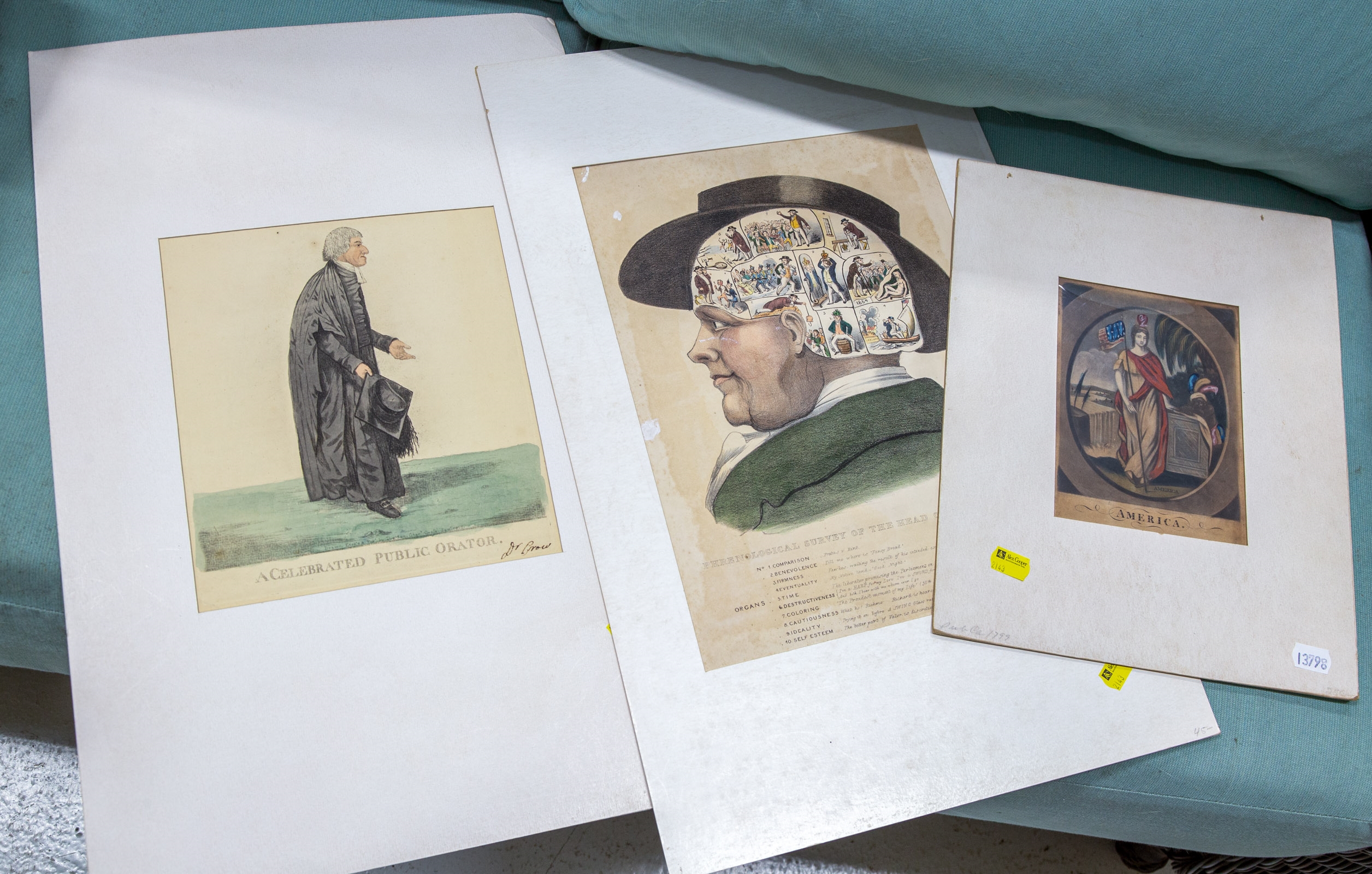 Charles Dighton | Three Early 19th Century Political Prints (Late 18th ...