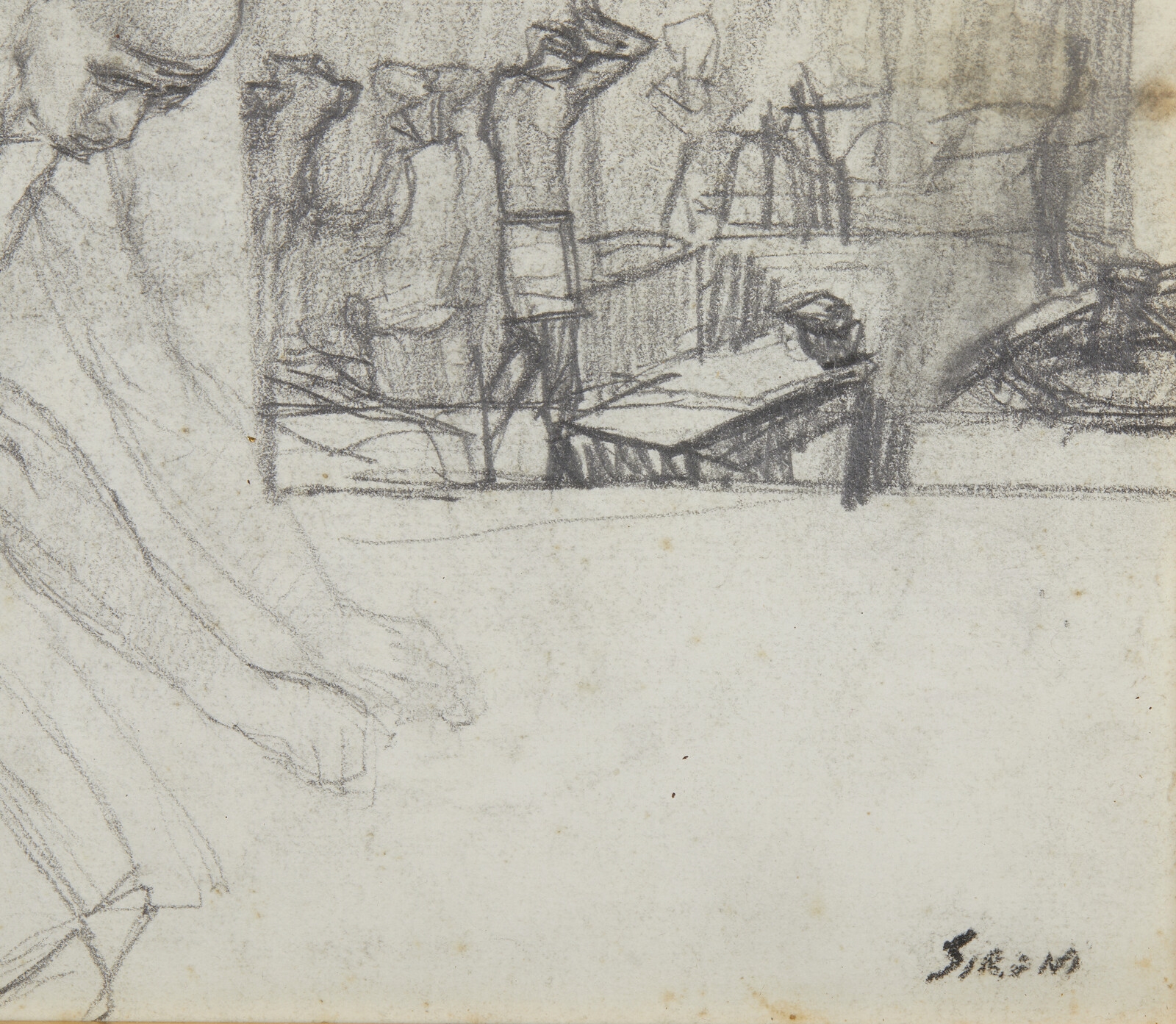 Mario Sironi | FIGURA E COMPOSIZIONE CON FIGURE, (1925 | MutualArt