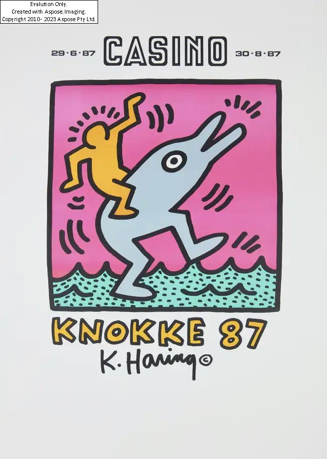 Keith Haring | Keith Haring, American 1958-1990, Casino Knokke, 1987 ...