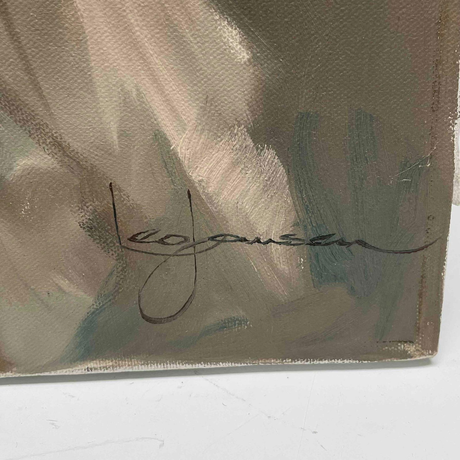 Leo Jansen | Leo Jansen (1930-1980) Female Nude Oil on Canvas (1962) | MutualArt