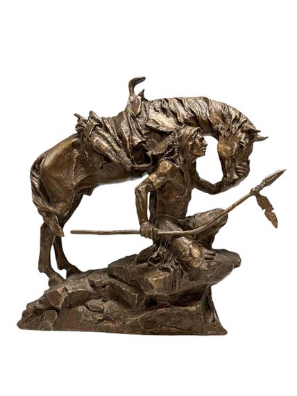 Buck McCain | McCain American Bronze Protector of the Plains Native ...