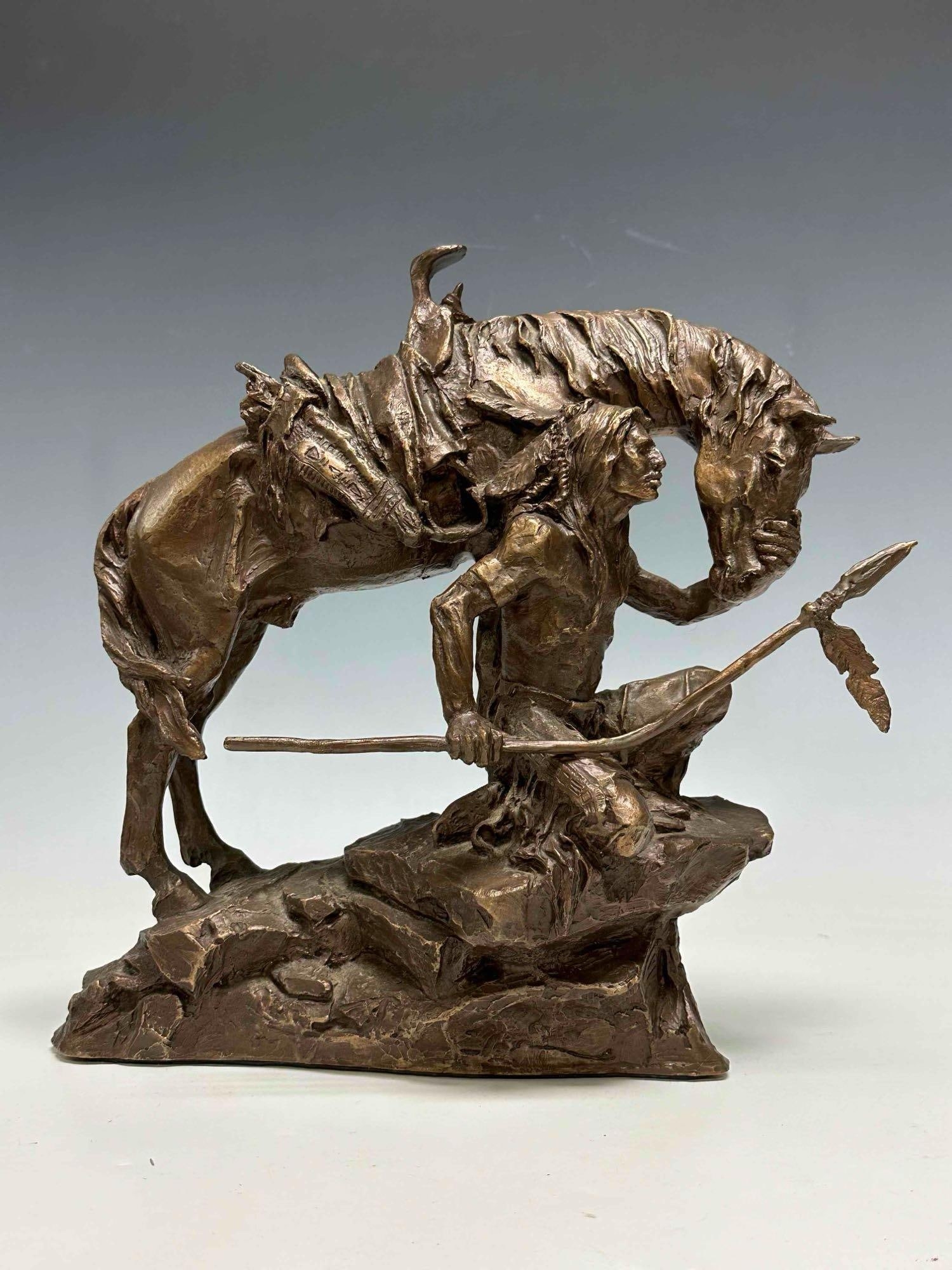 Buck McCain | McCain American Bronze Protector of the Plains Native ...
