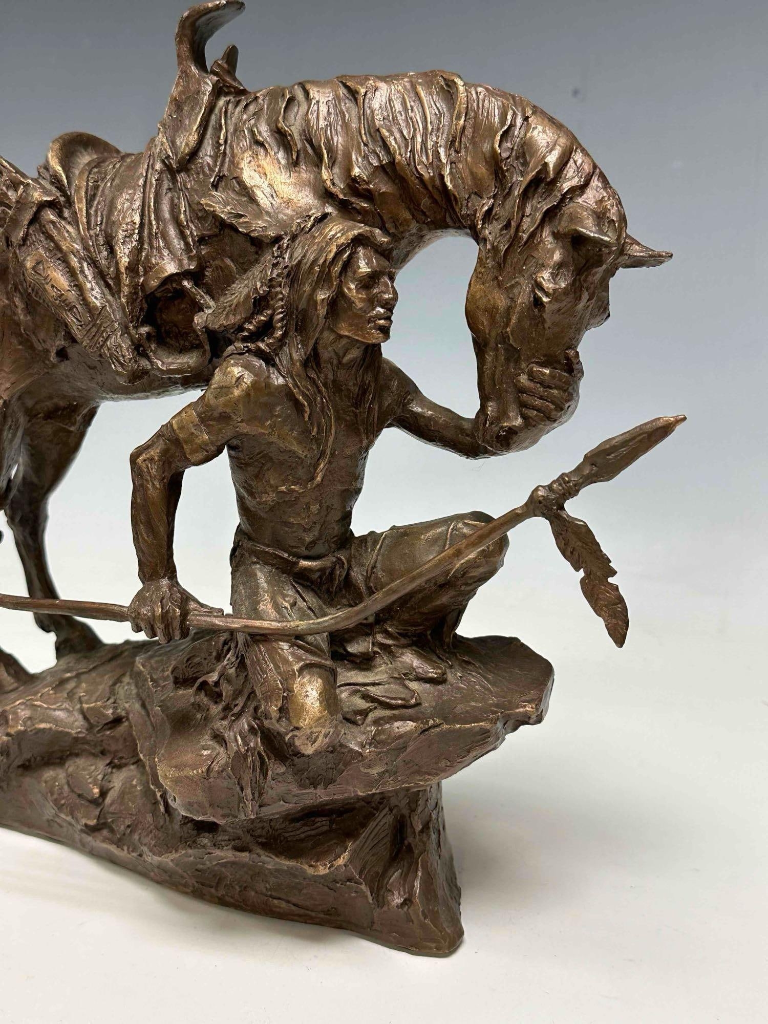Buck McCain | McCain American Bronze Protector of the Plains Native ...