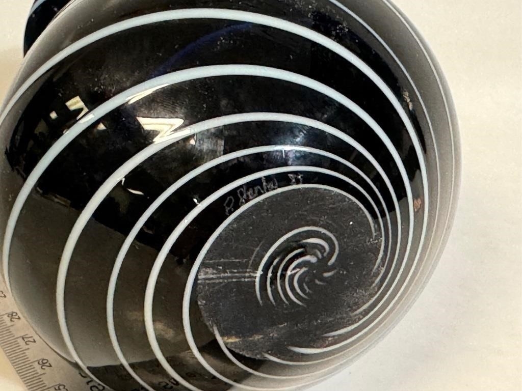 Pat Stanley | DESIRABLE PAT STANLEY SIGNED HAND BLOWN ART GLASS | MutualArt