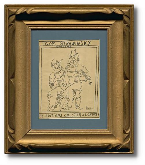 Pablo Picasso | IGOR STRAWINSKY | MutualArt