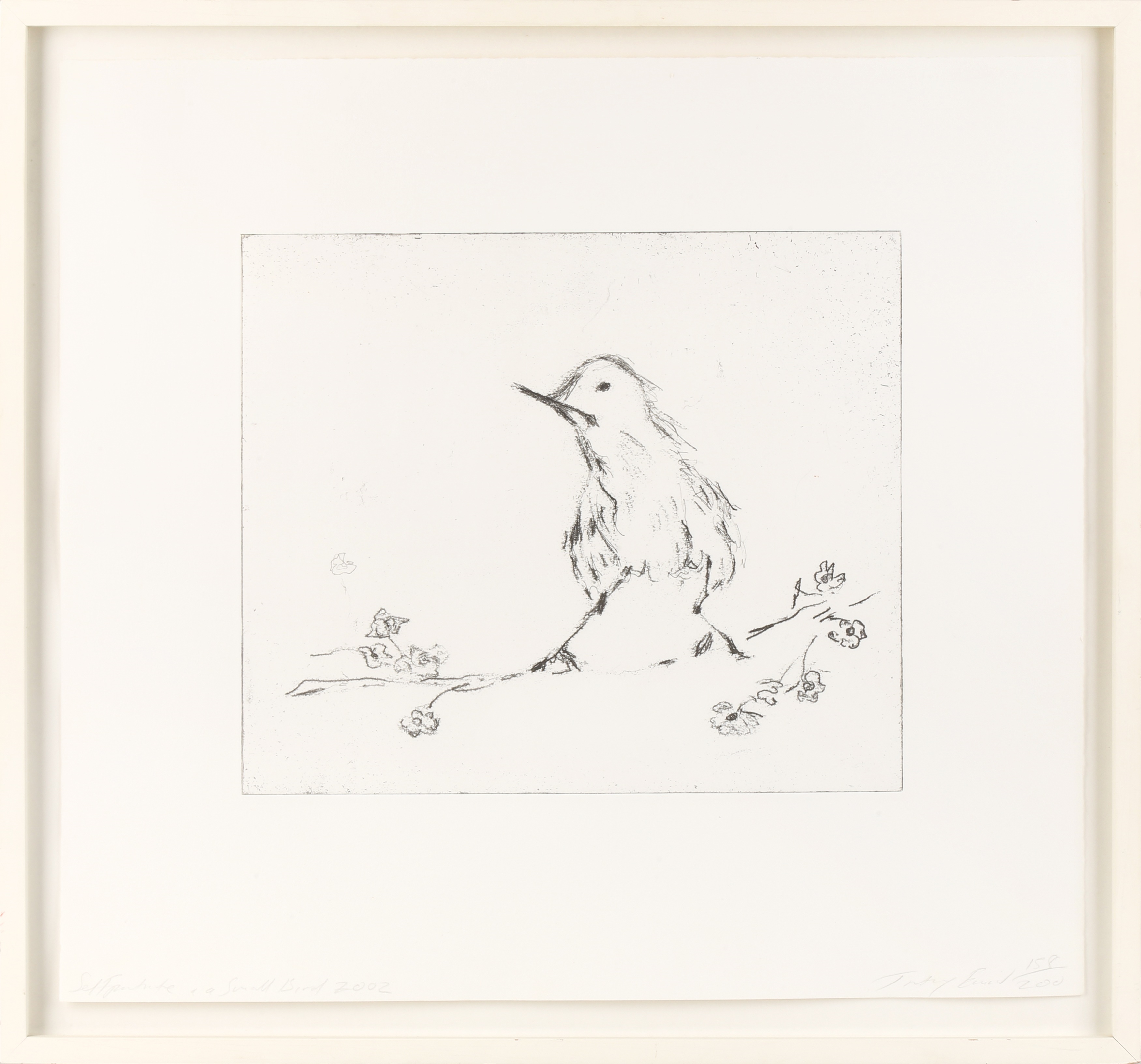 Tracey Emin | Self Portrait as a Small Bird (2002) | MutualArt