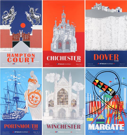 Edward Pond | Network SouthEast Railway Posters (Hampton Court Palace ...
