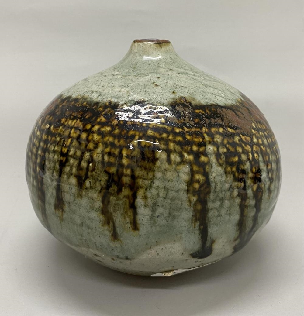 Len Castle | Spherical Blossom Jar | MutualArt