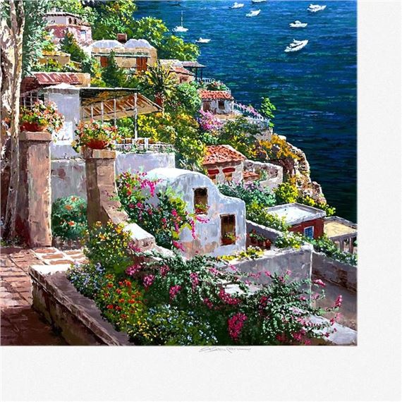Sam Park | Afternoon in Capri Limited Edition Printer's Proof Serigraph ...
