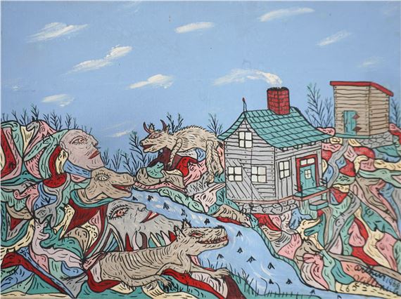 Arthur Villeneuve | La cabane aux monstres - 1968 (1968) | MutualArt