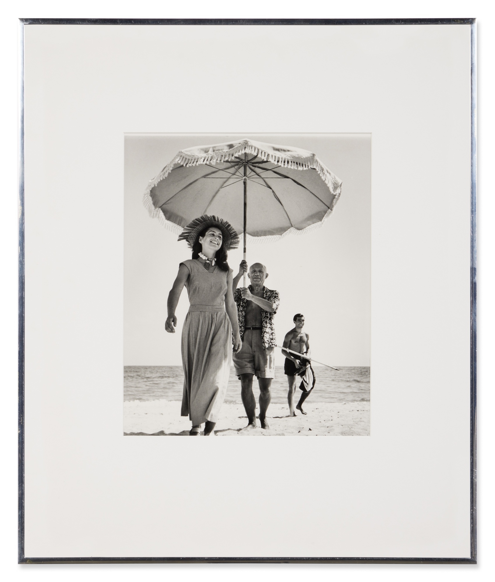 Robert Capa | Pablo Picasso and Françoise Gilot (1948) | MutualArt