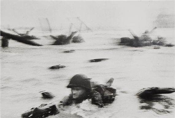 Robert Capa | D-Day Landing, Omaha Beach, Normandy | MutualArt