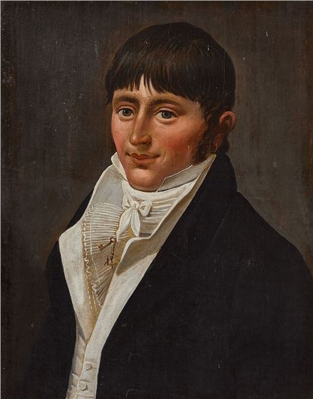 Charles Delin | Portrait of Captain Samuel Doten (Circa 1800) | MutualArt