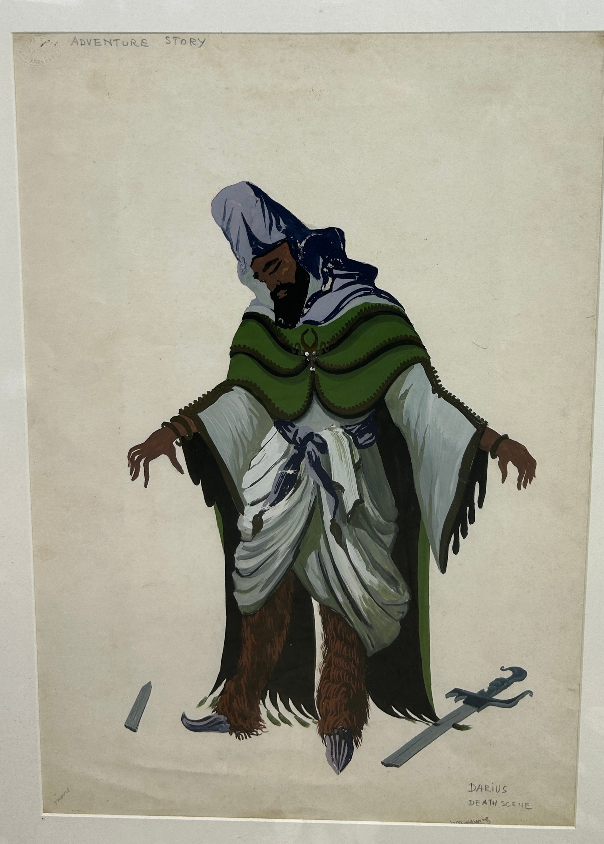 Georges Wakhévitch | DARIUS DEATH SCENE' IN 'ADVENTURE STORY | MutualArt