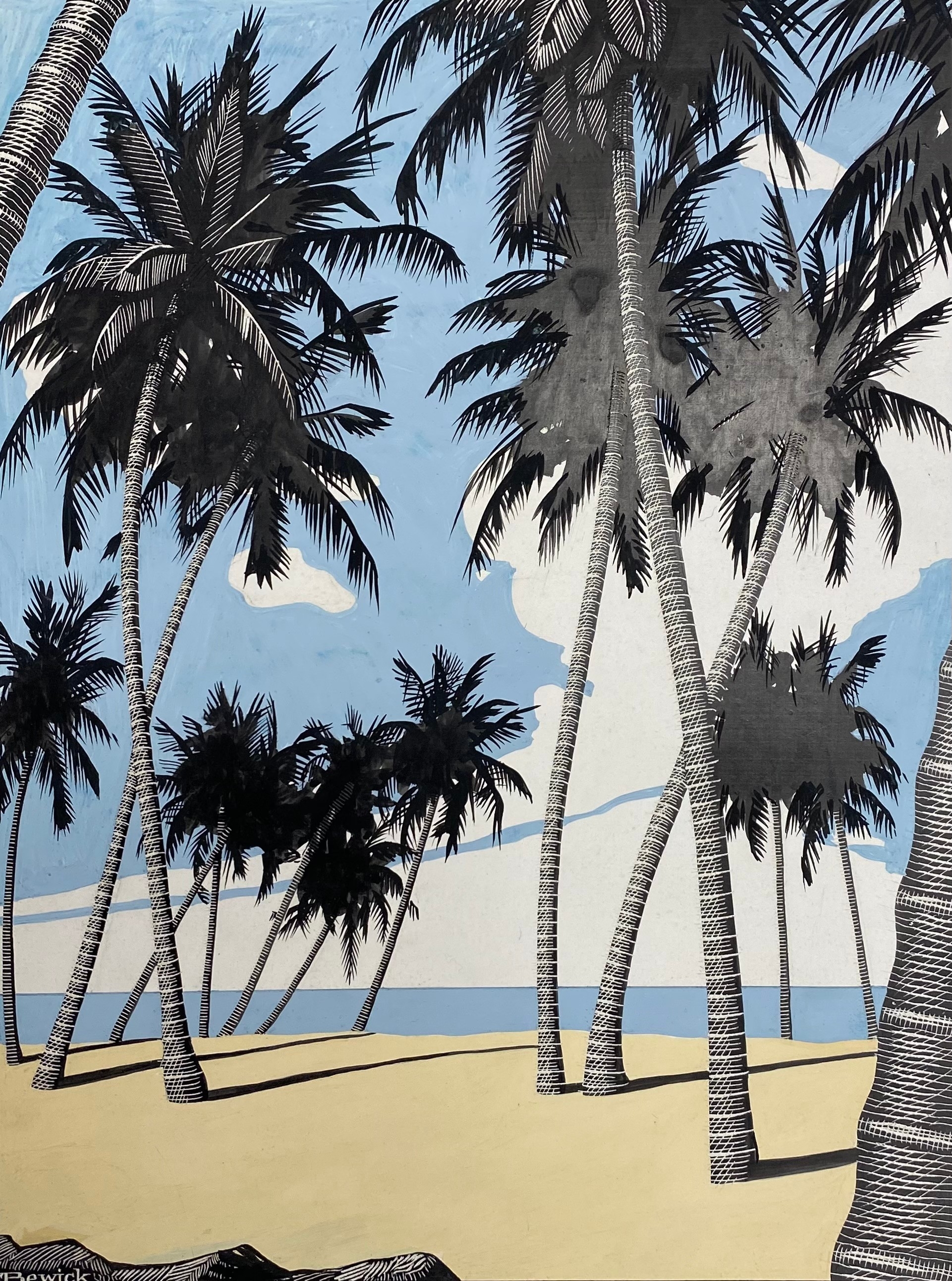 Vivian Bewick | A collection of scraper board drawings and ...