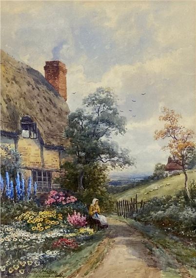 Harold Lawes | A Devonshire Cottage (19th Century) | MutualArt
