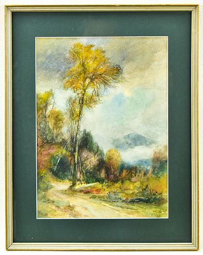 Roswell Morse Shurtleff | RM SHURTLEFF WATERCOLOR LANDSCAPE | MutualArt