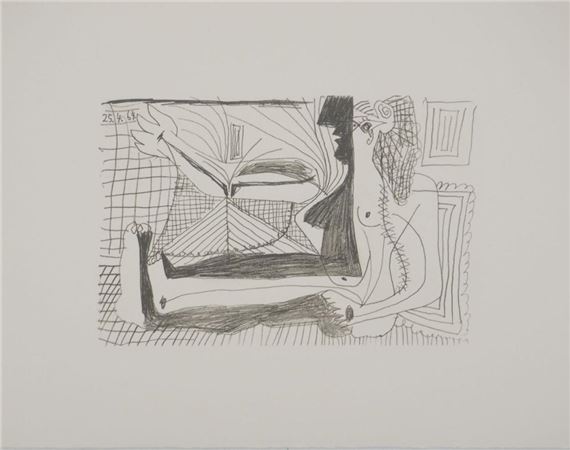 Pablo Picasso | Pablo PICASSO (after) - The Muse in the Shadow (1964 ...