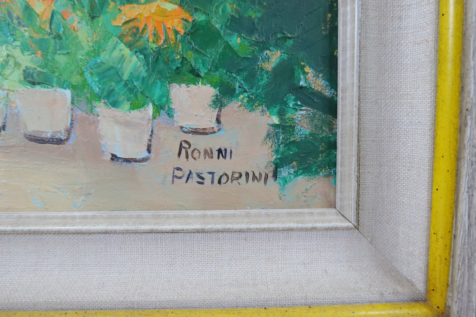 Ronni Pastorini | Oil on Canvas - European Street Scene (Circa 1970 ...